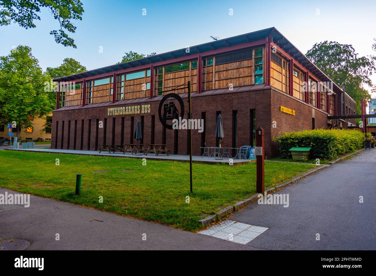 Utvandrarnas hus - House of the Emigrants museum in Vaxjö, Sweden Stock ...
