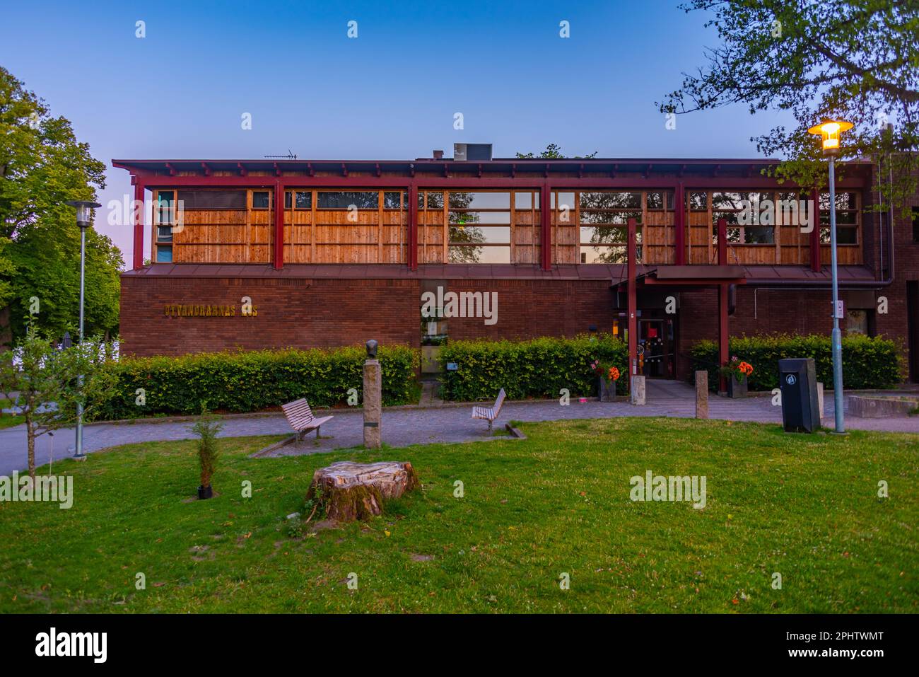 Utvandrarnas hus - House of the Emigrants museum in Vaxjö, Sweden Stock ...