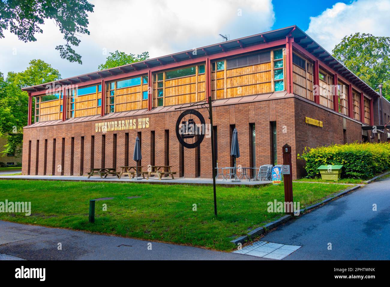 Utvandrarnas hus - House of the Emigrants museum in Vaxjö, Sweden Stock ...