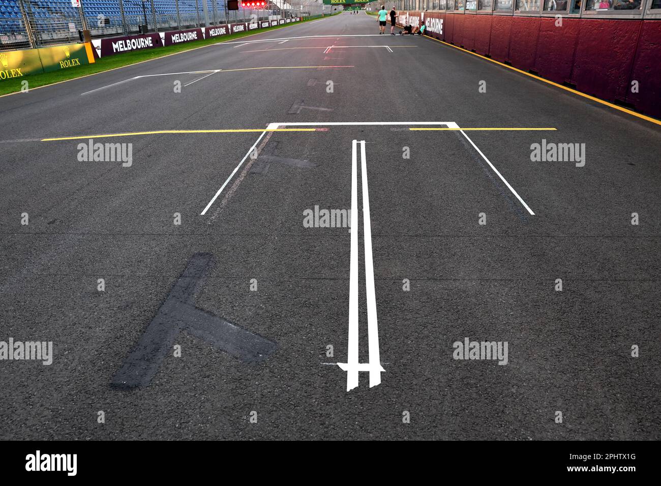 Melbourne, Australia. 30th Mar, 2023. Circuit atmosphere - wider grid ...