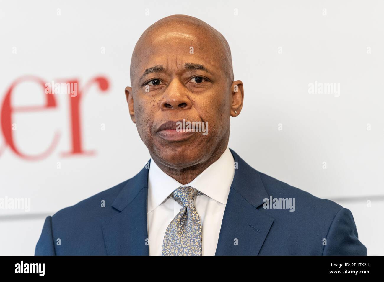 Mayor Eric Adams speaks at Grand opening of Center for Engeneering and ...