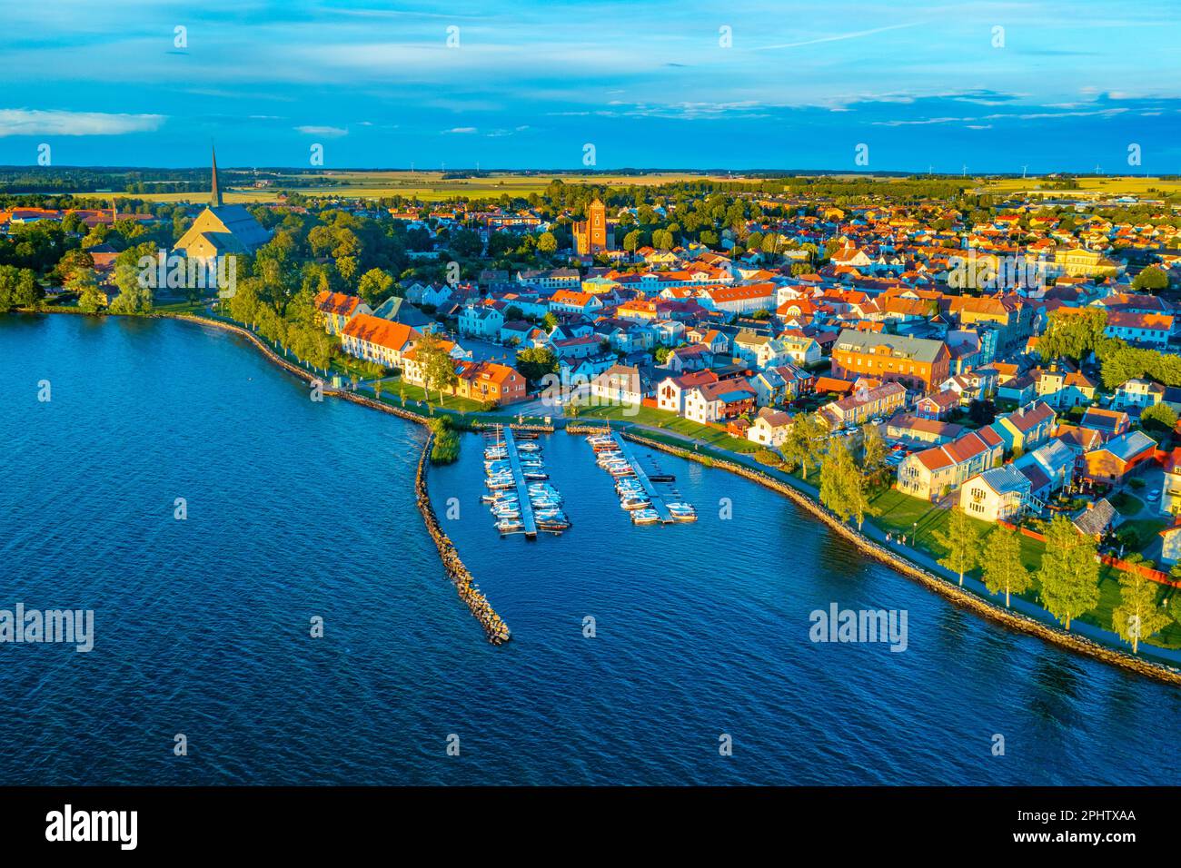 Vadstena harbor hi-res stock photography and images - Alamy