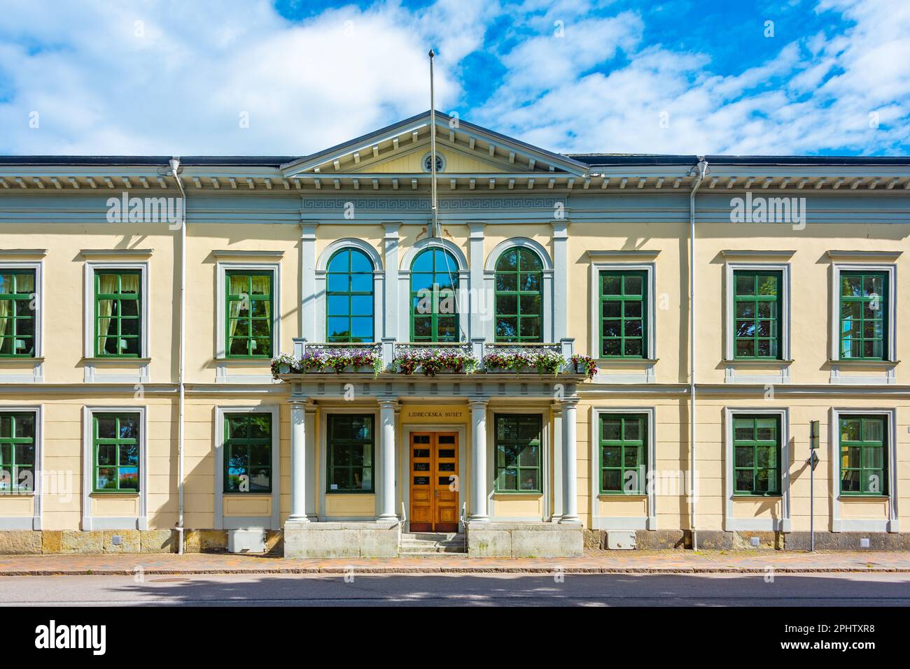 Bridge over Lidan river in Lidköping, Sweden Stock Photo - Alamy