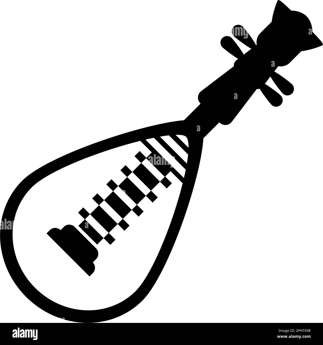 banjo musical instrument silhouette Stock Vector Image & Art - Alamy