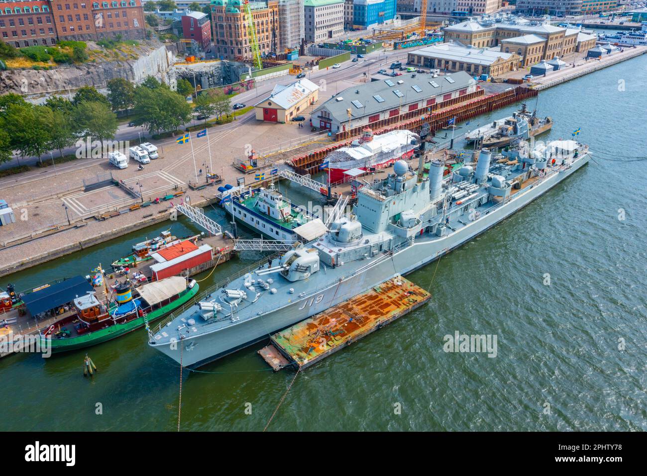Military vessels in the port of Göteborg, Sweden Stock Photo - Alamy