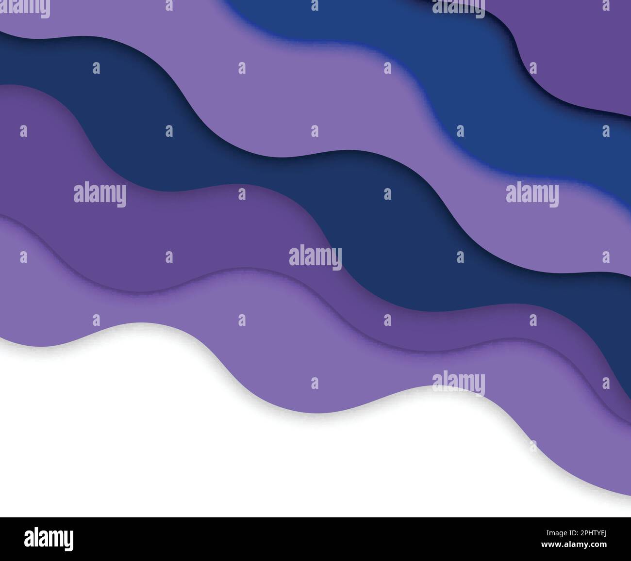 Blue shape with shadow background white space for text. Vector ...