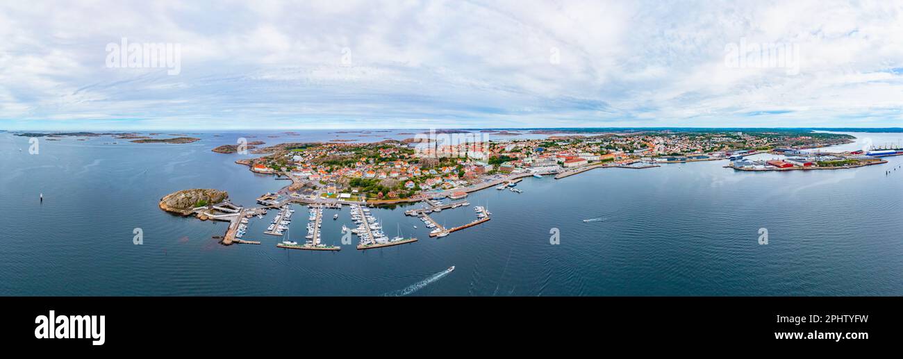 Panorama view of Swedish town Lysekil Stock Photo - Alamy