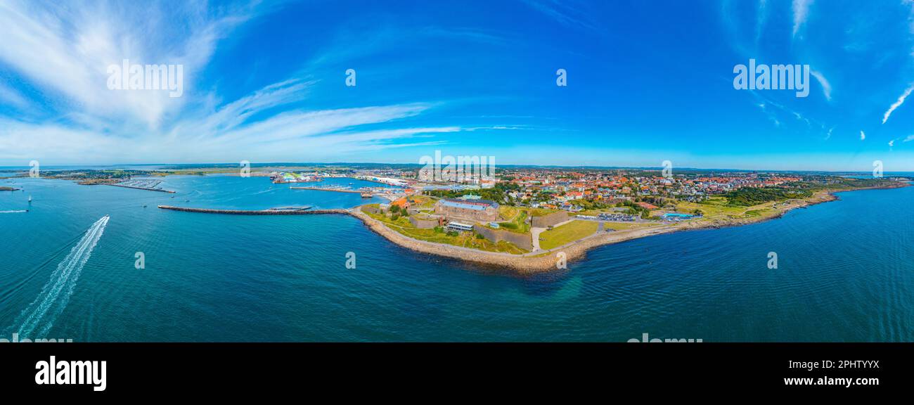 Aerial view of Varberg fortress in Sweden Stock Photo - Alamy
