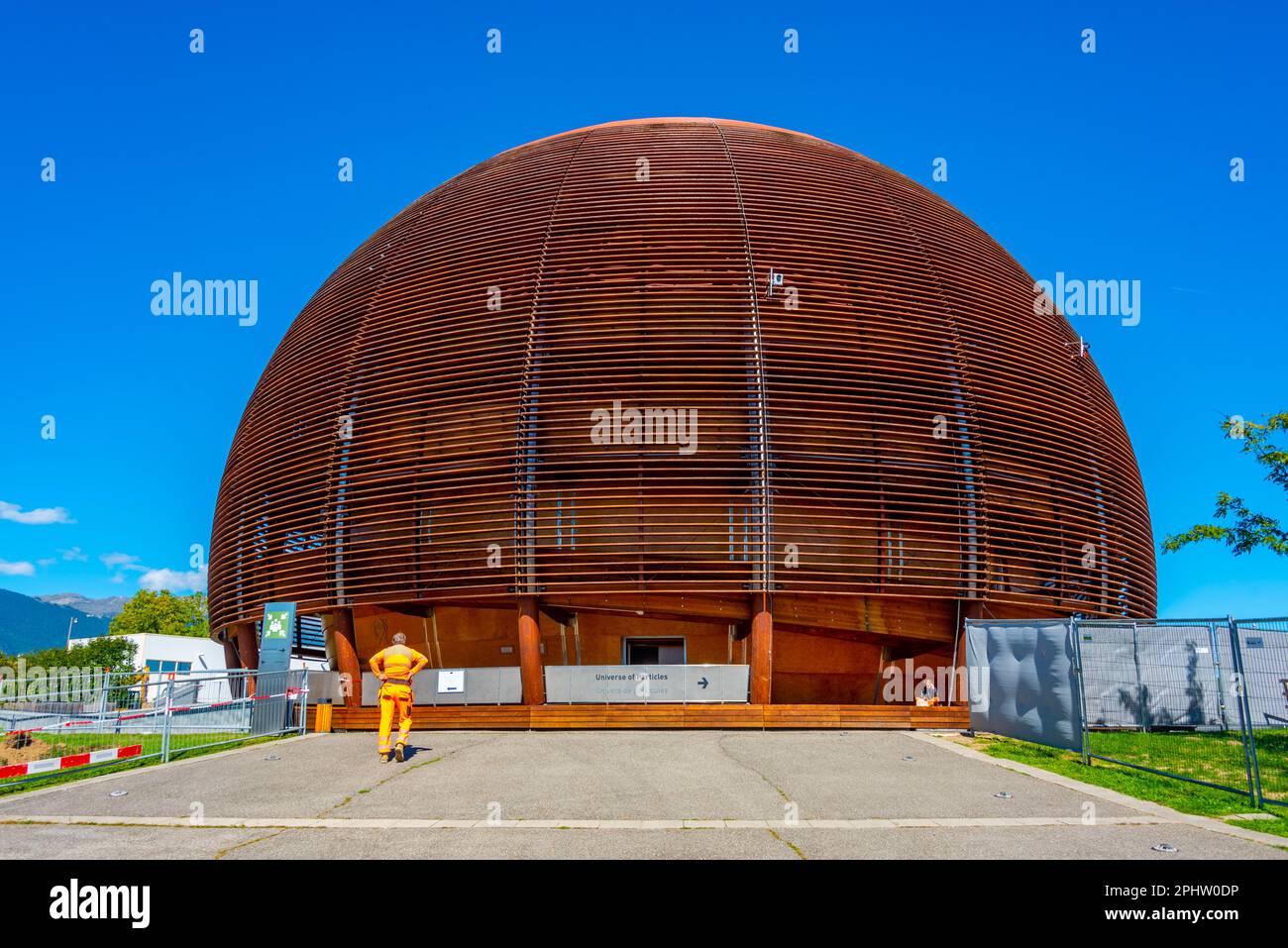 Globe of Science and Innovation at CERN in Switzerland Stock Photo - Alamy