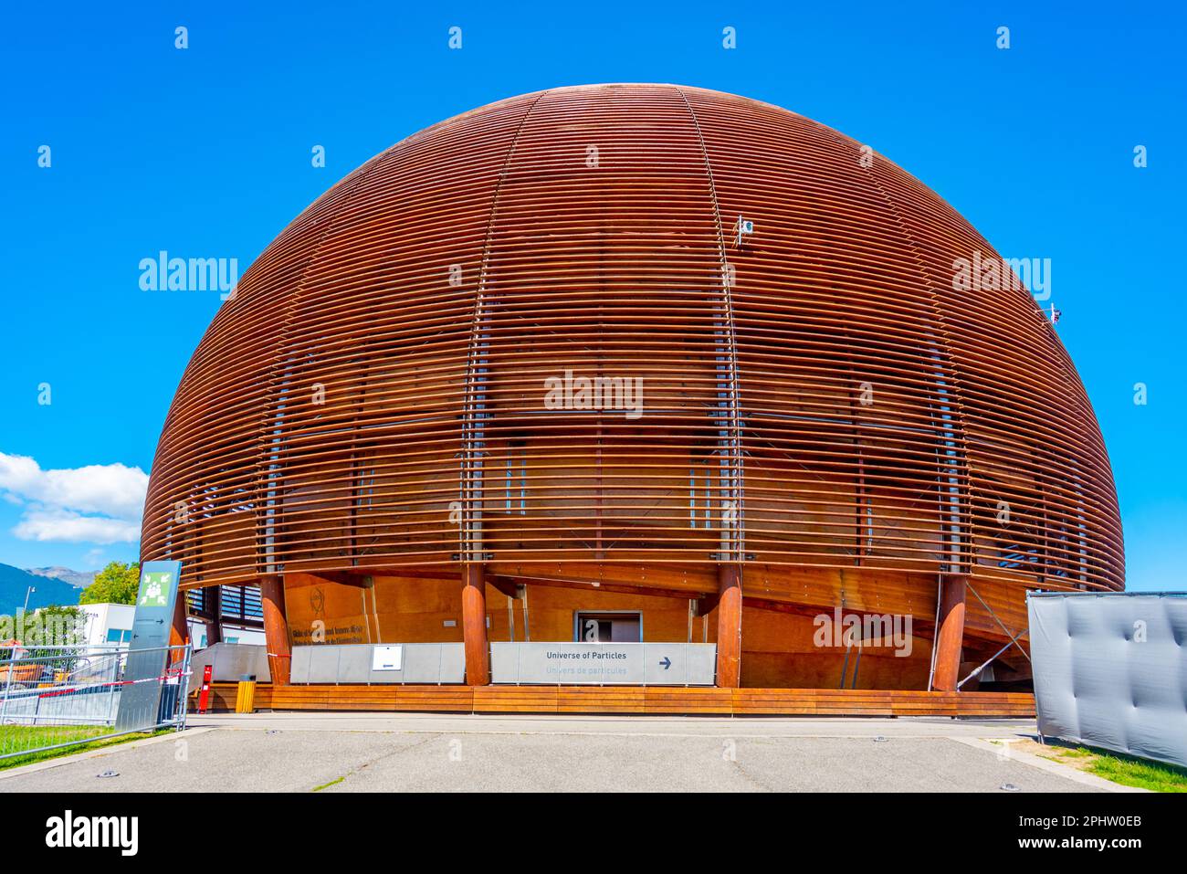 Globe of Science and Innovation at CERN in Switzerland Stock Photo - Alamy