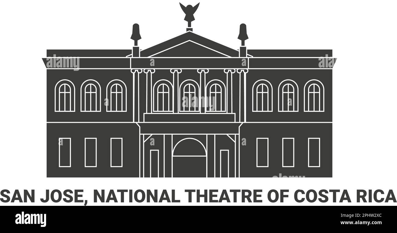 Costa Rica, San Jose, National Theatre Of Costa Rica, travel landmark ...