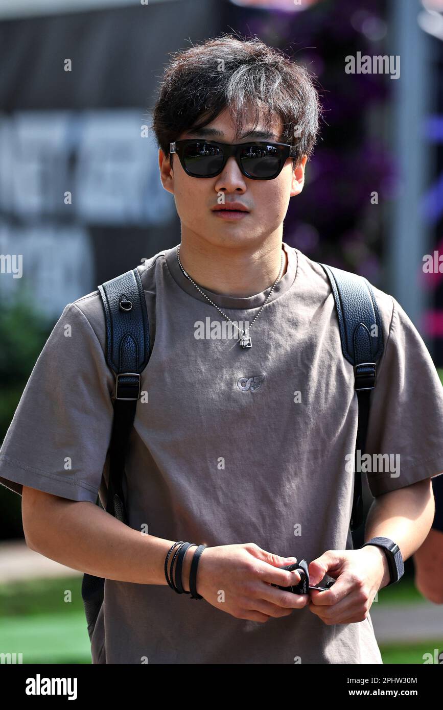 Melbourne, Australia. 30th Mar, 2023. Yuki Tsunoda (JPN) AlphaTauri. Australian Grand Prix ...