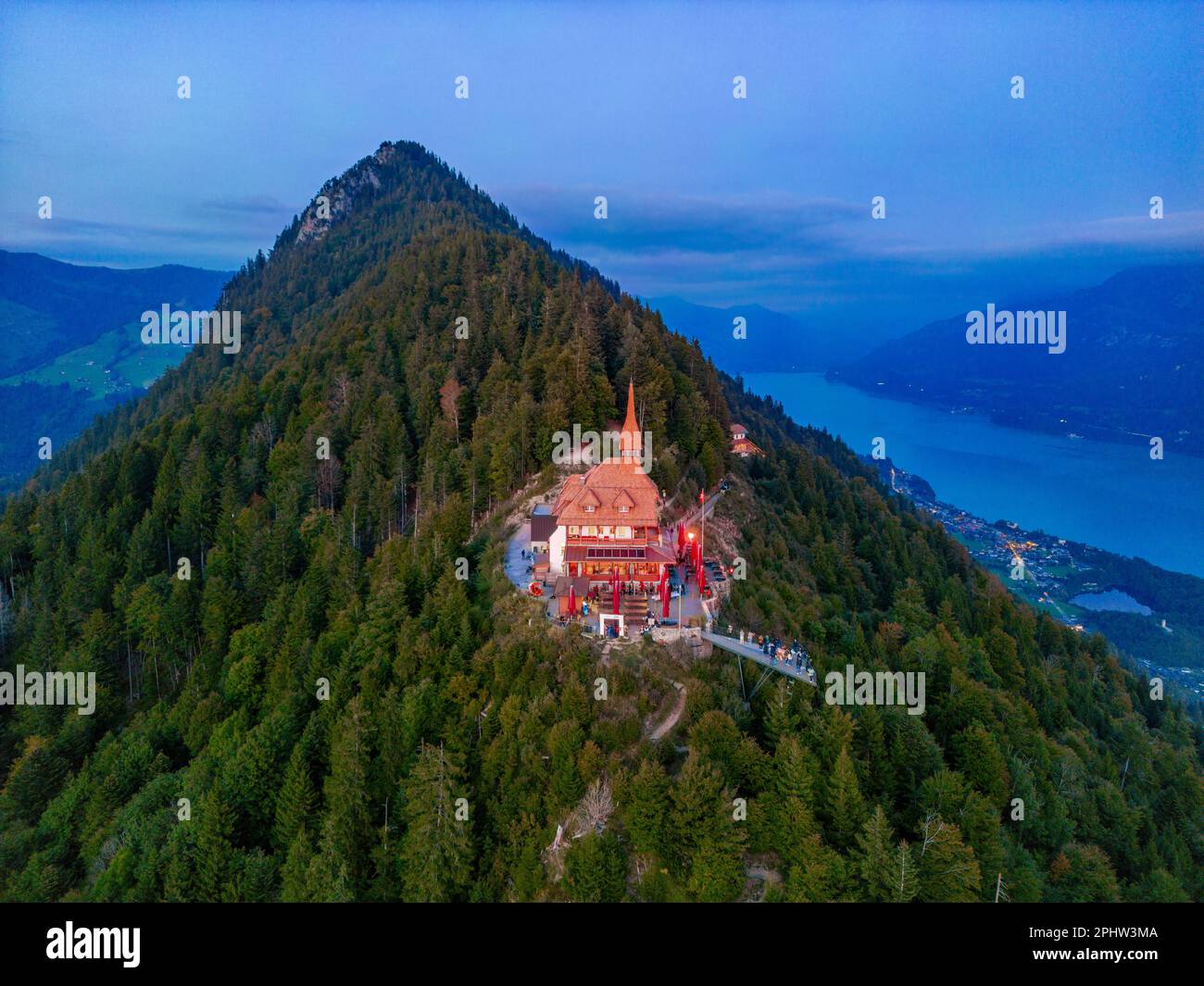Harder kulm switzerland sunset hi-res stock photography and images - Alamy