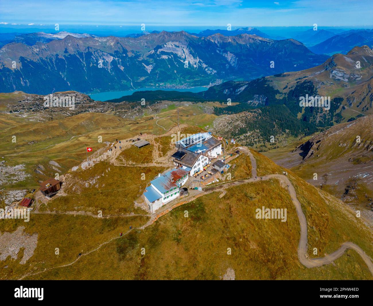 Panorama view of Berghotel Faulhorn in Switzerland Stock Photo - Alamy