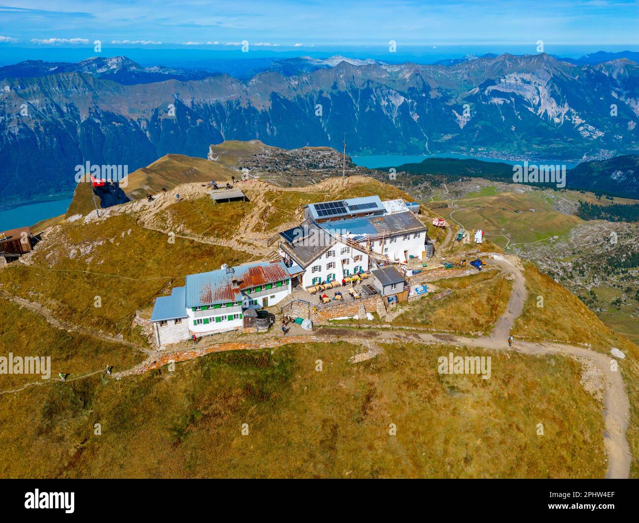 Panorama view of Berghotel Faulhorn in Switzerland Stock Photo - Alamy
