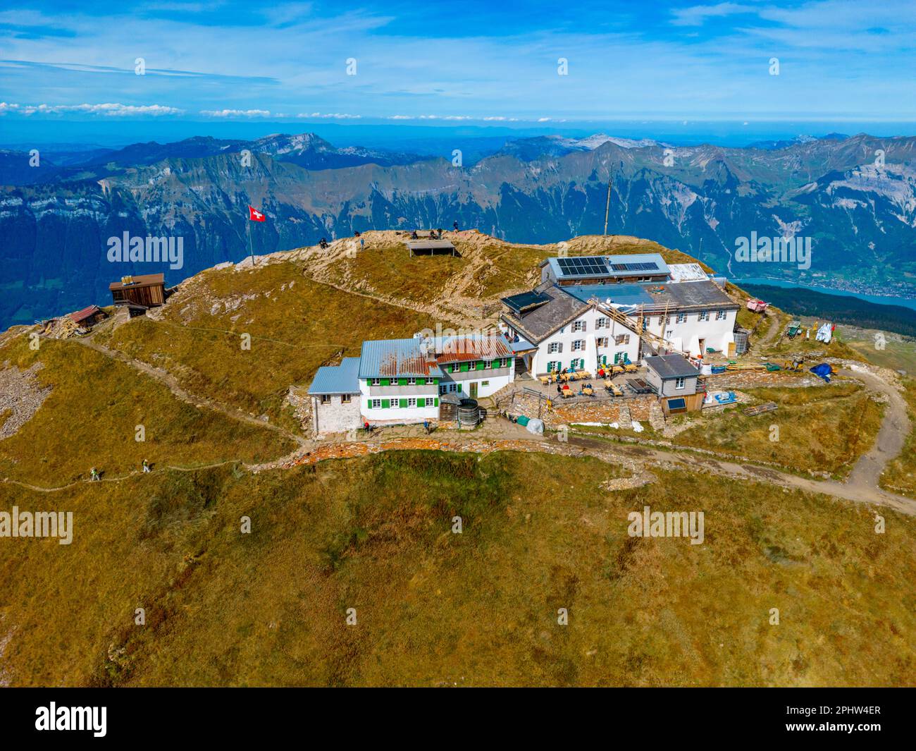 Panorama view of Berghotel Faulhorn in Switzerland Stock Photo - Alamy