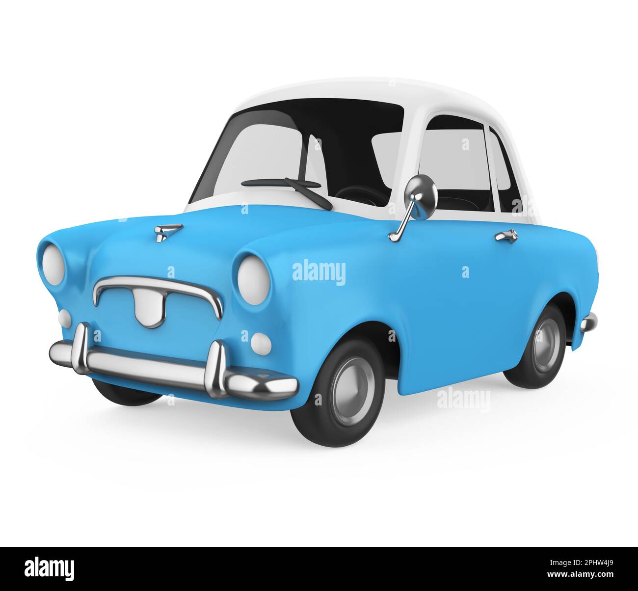 Cartoon Car Isolated Stock Photo - Alamy