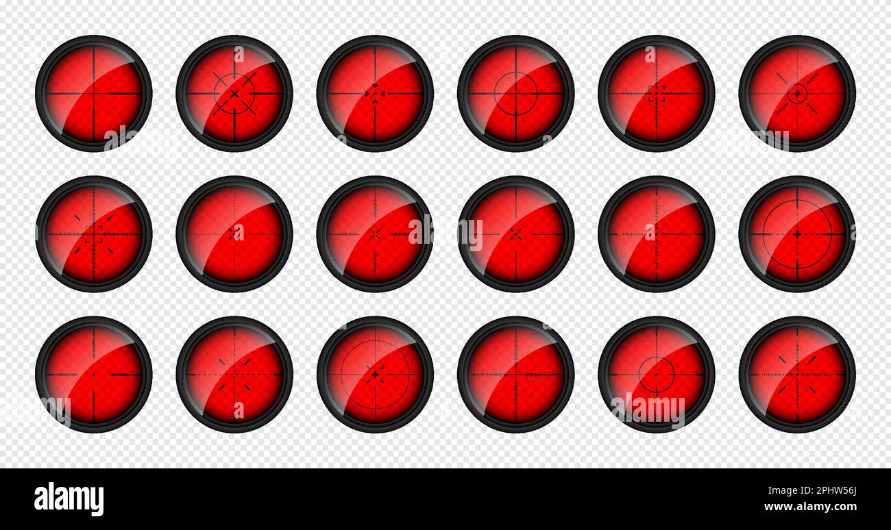 Various weapon thermal infrared sights, sniper rifle optical scopes ...