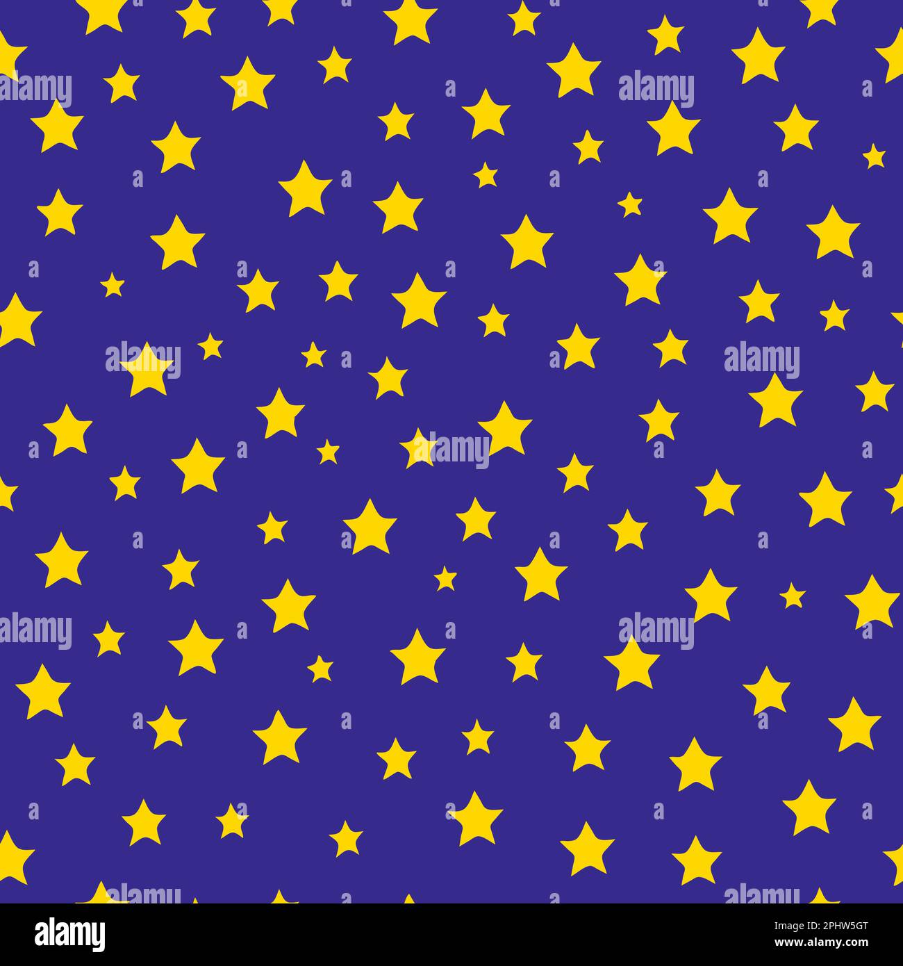 Background of gold stars on a blue background. Vector illustration. Blue background with gold ...