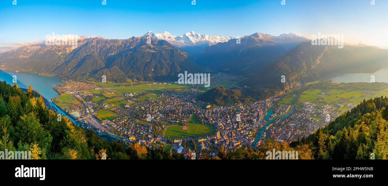 Harder kulm switzerland sunset hi-res stock photography and images - Alamy