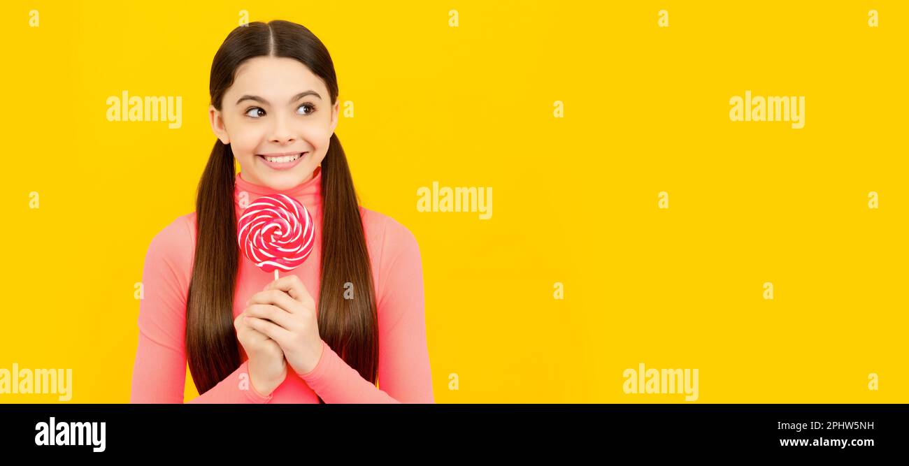 i am so glad. sweet tooth. yummy. happy girl hold lollipop. Teenager ...