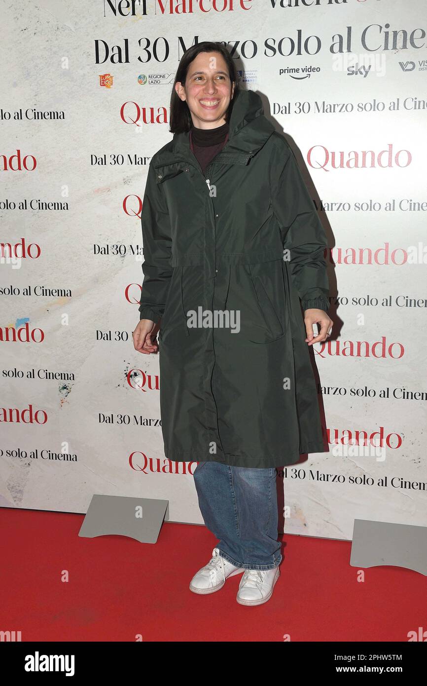 Rome, Italy. 29th Mar, 2023. Rome, Cinema Adriano Premiere of the film ...