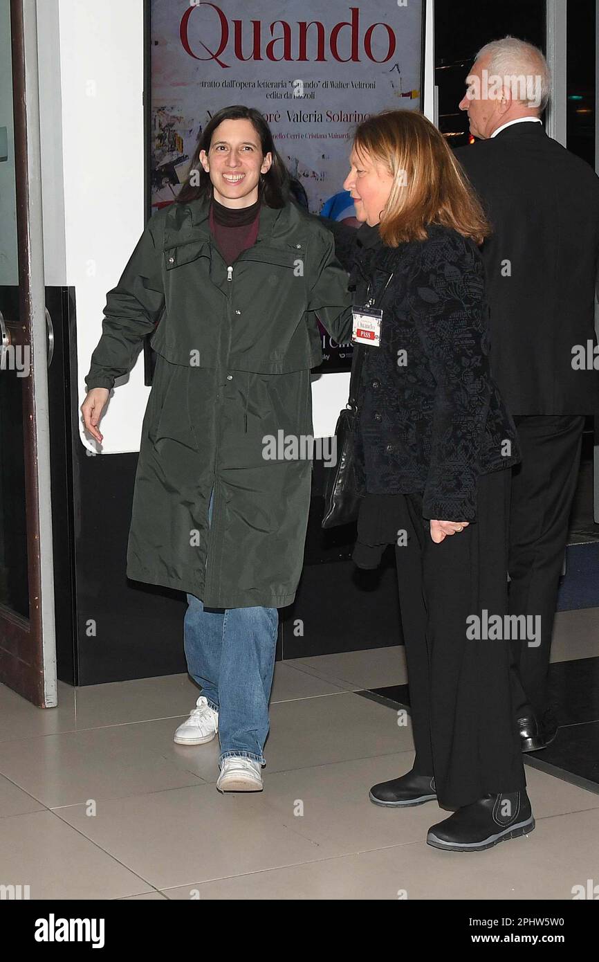 Rome, Italy. 29th Mar, 2023. Rome, Cinema Adriano Premiere of the film ...