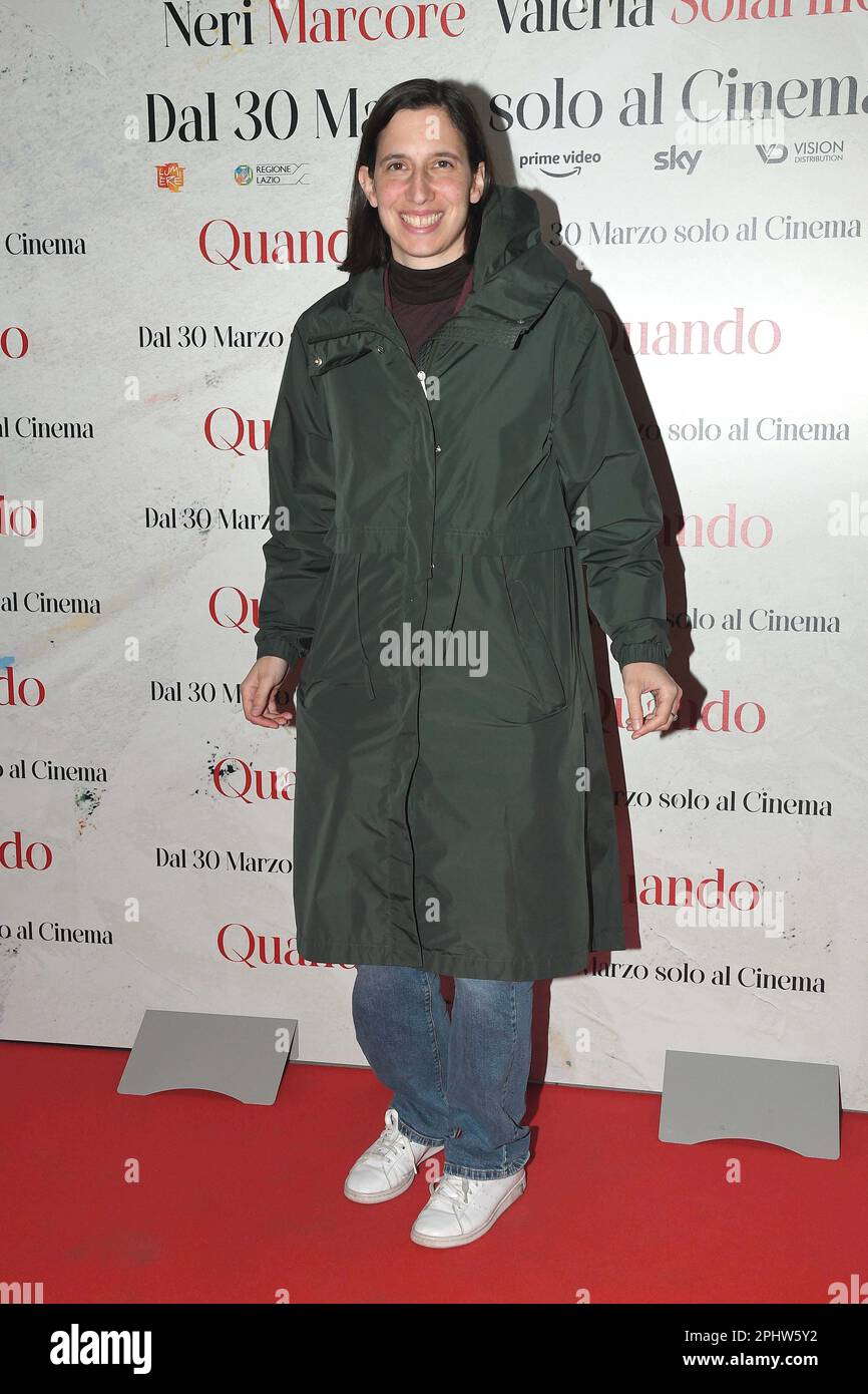 Rome, Italy. 29th Mar, 2023. Rome, Cinema Adriano Premiere of the film ...