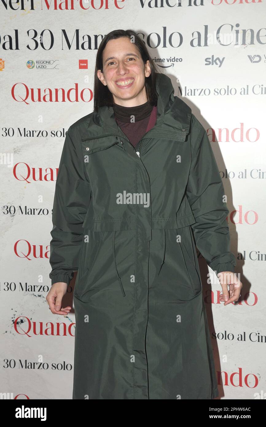 Rome, Italy. 29th Mar, 2023. Rome, Cinema Adriano Premiere of the film ...