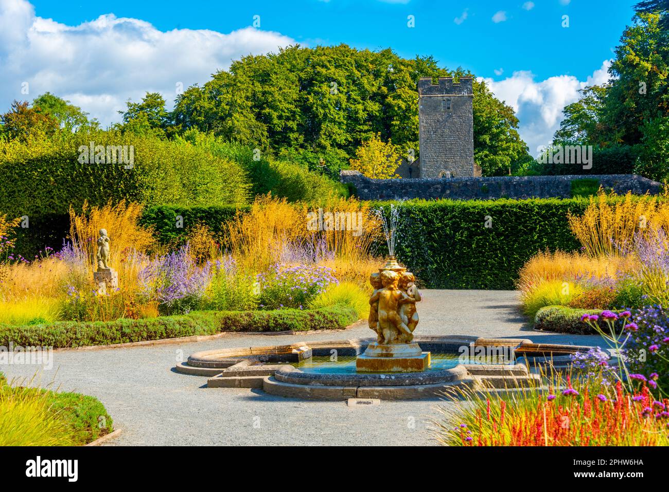 Gardens of St. Fagans Castle near Welsh capital Cardiff Stock Photo - Alamy