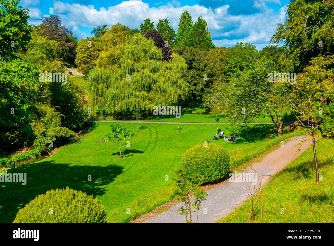 Gardens of St. Fagans Castle near Welsh capital Cardiff Stock Photo - Alamy