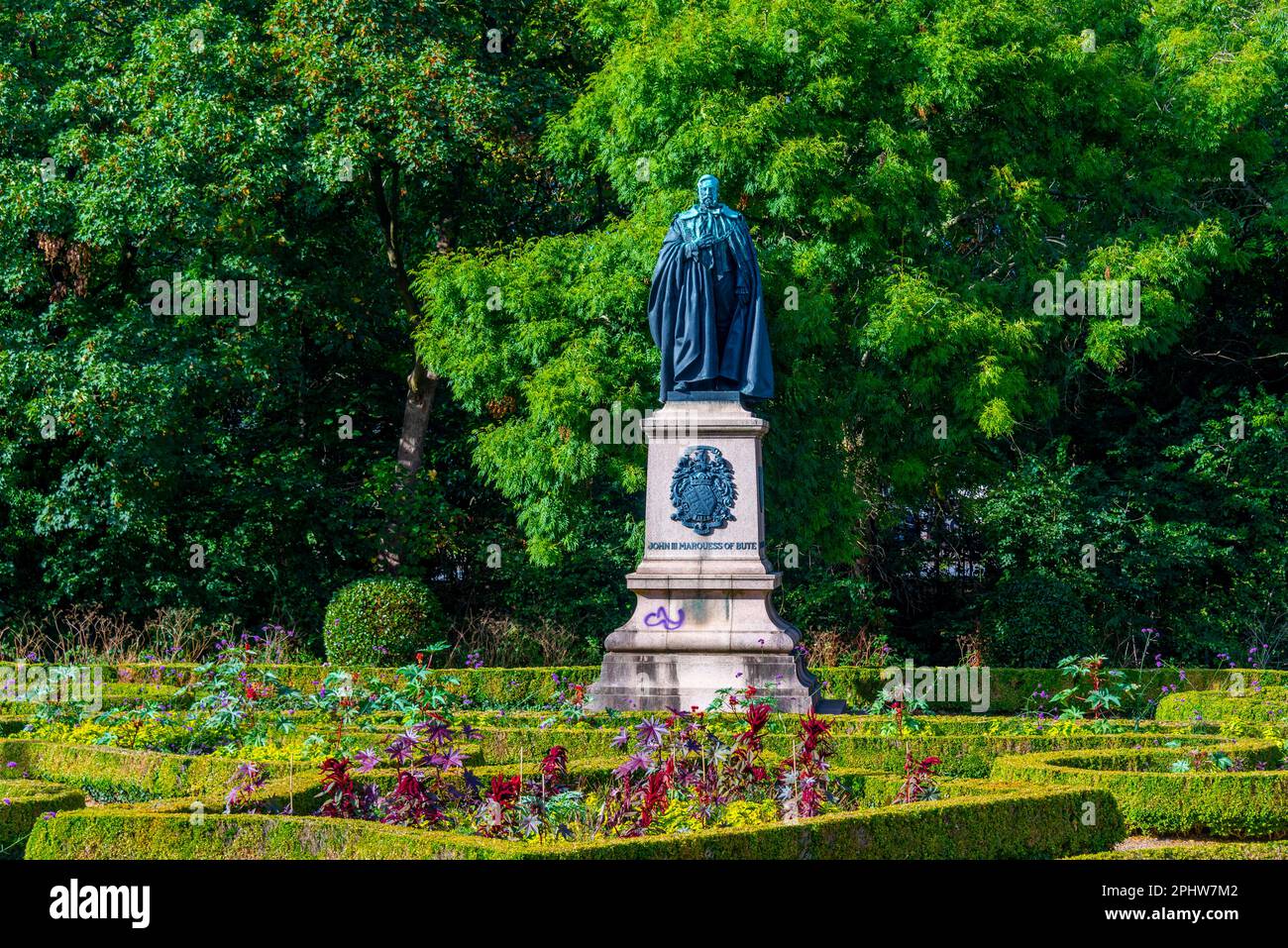 Friary gardens at Welsh capital Cardiff Stock Photo - Alamy