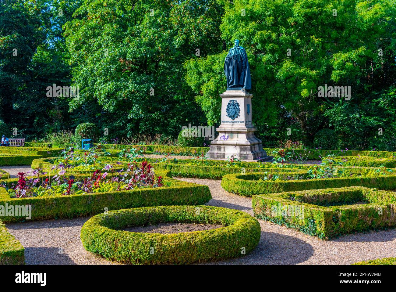 Friary gardens at Welsh capital Cardiff Stock Photo - Alamy