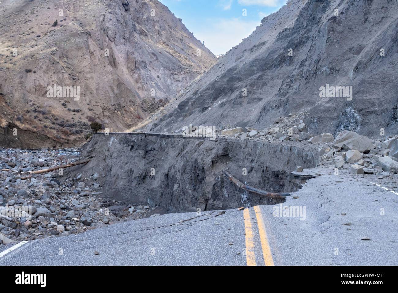 North America; United States; Montana and Wyoming; Yellowstone National ...