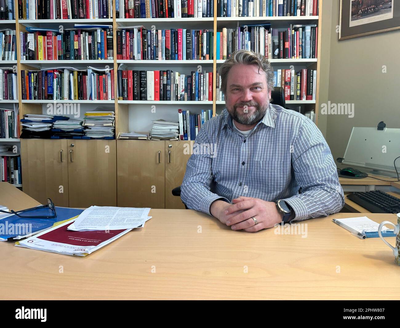 Helsinki, Finland. 21st Mar, 2023. Political scientist Juhana ...