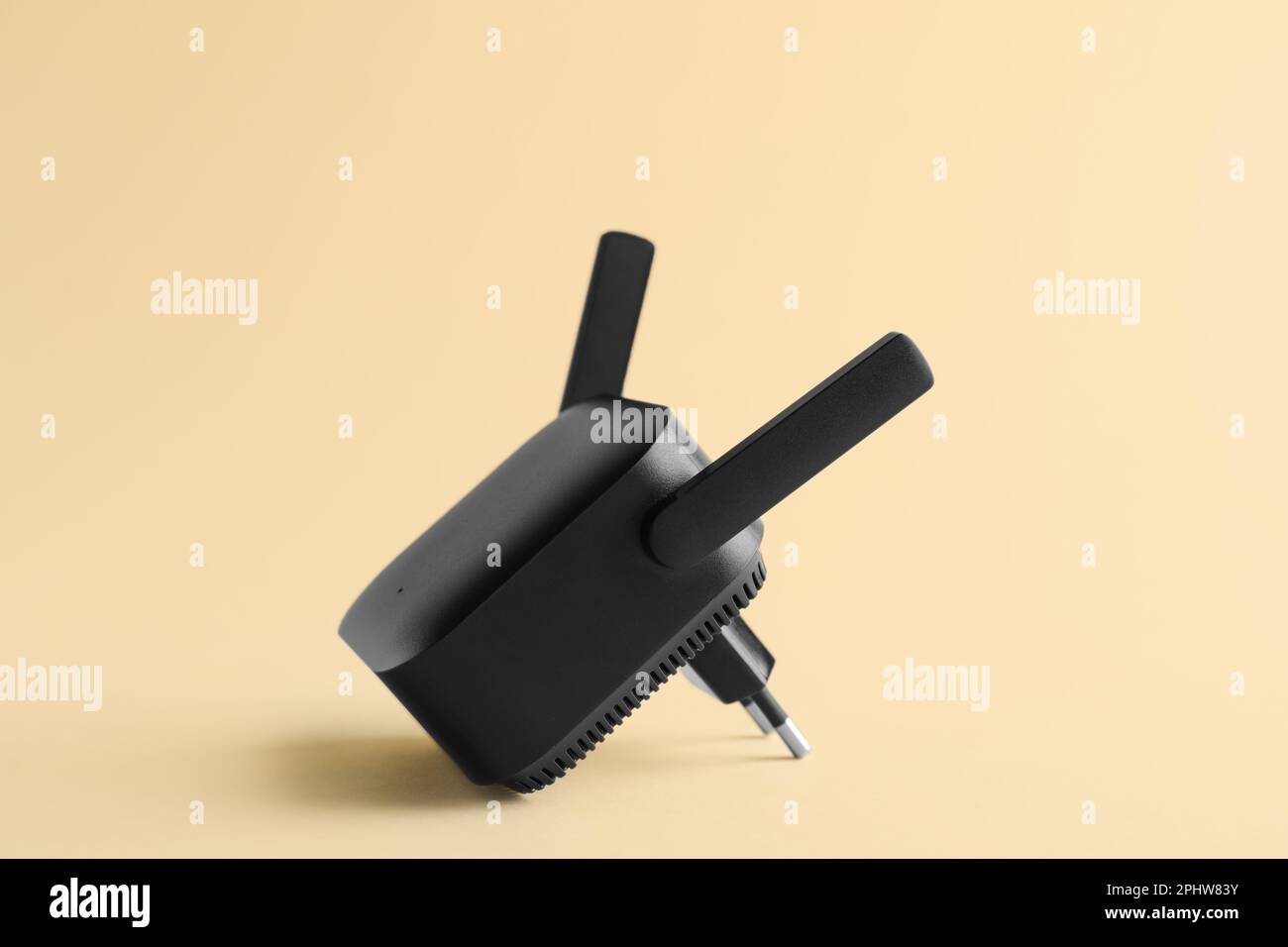 Closeup on wifi repeater signal hi-res stock photography and images - Alamy