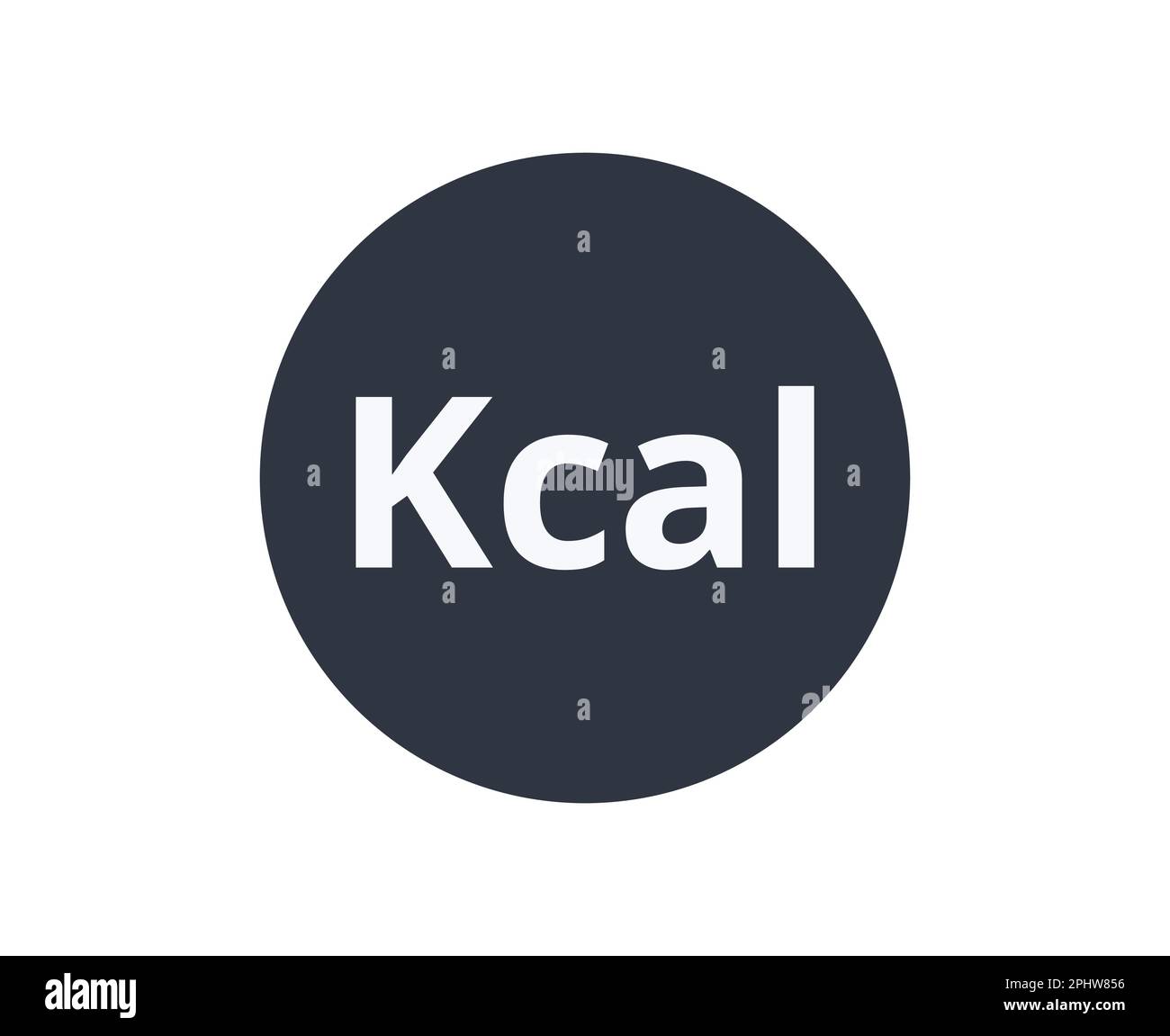 Circular kcal Symbol for Nutrition Labels and Menus Stock Vector Image ...