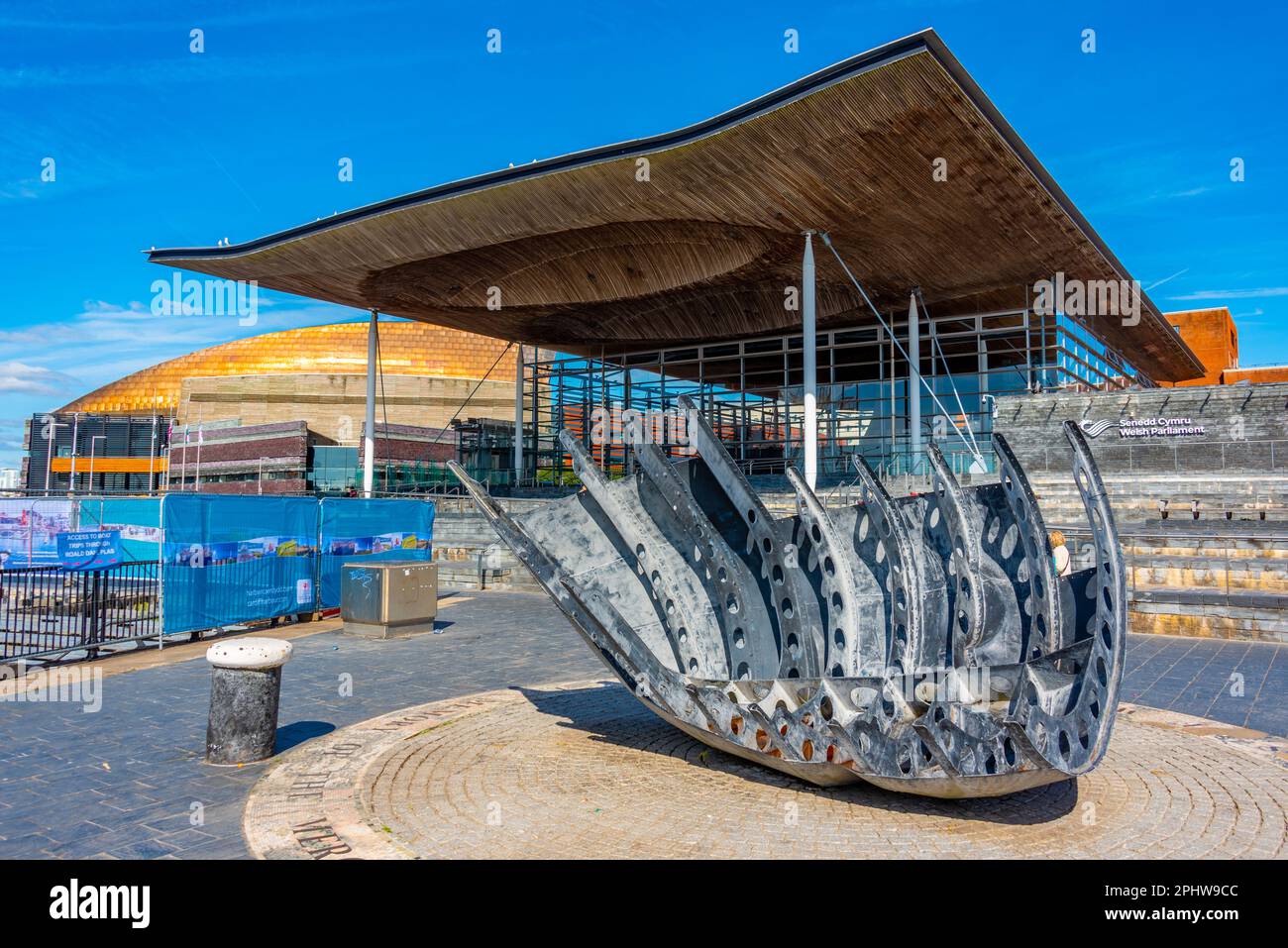 View of the Senedd in Cardiff, Wales Stock Photo - Alamy