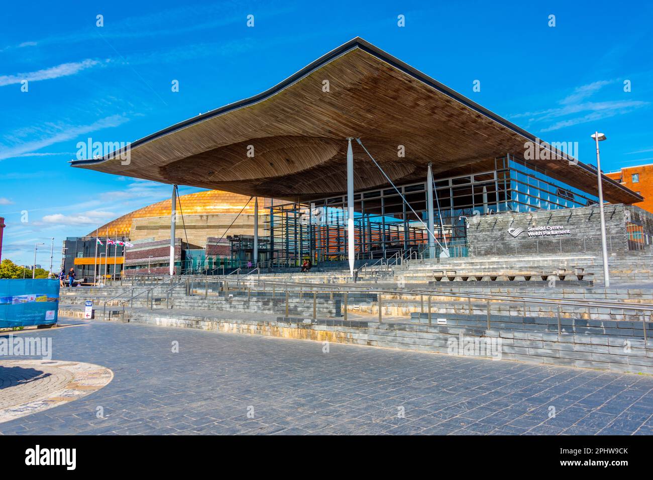 View of the Senedd in Cardiff, Wales Stock Photo - Alamy