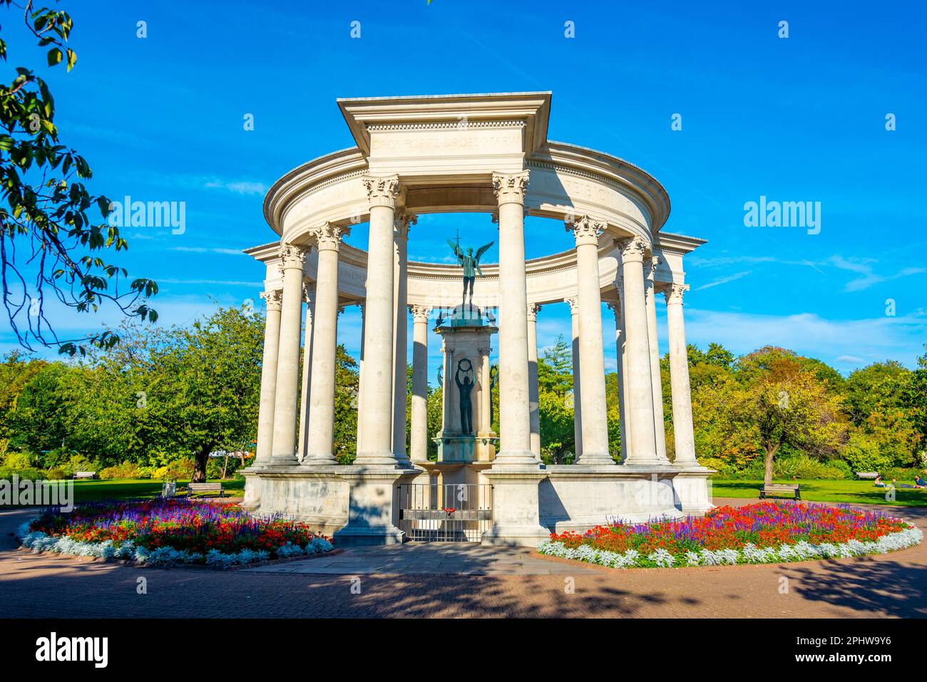 National war memorial at Alexandra gardens at Cardiff, Wales Stock ...