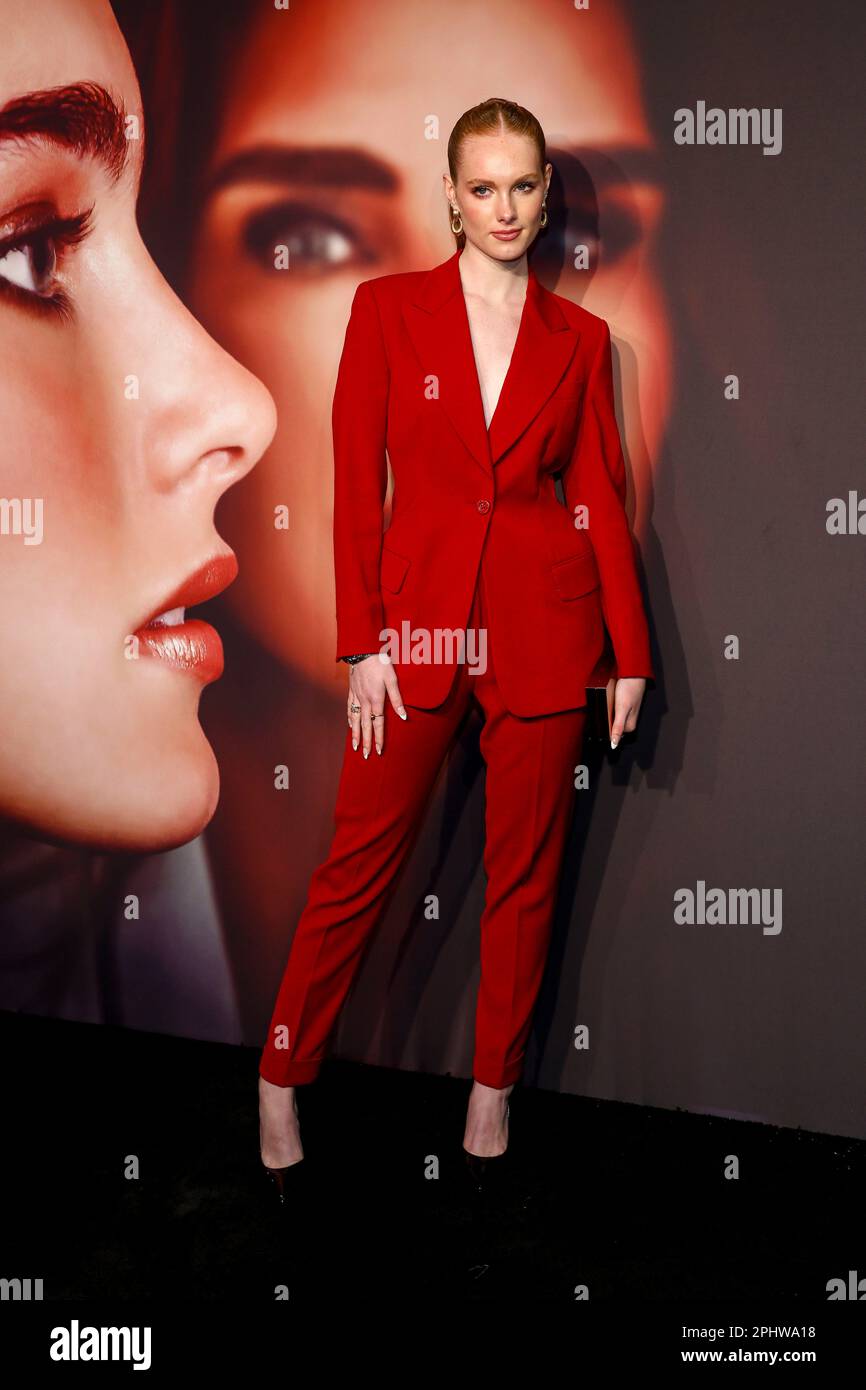 Model Grier Henchy attends the premiere of "Pretty Baby: Brooke Shields ...