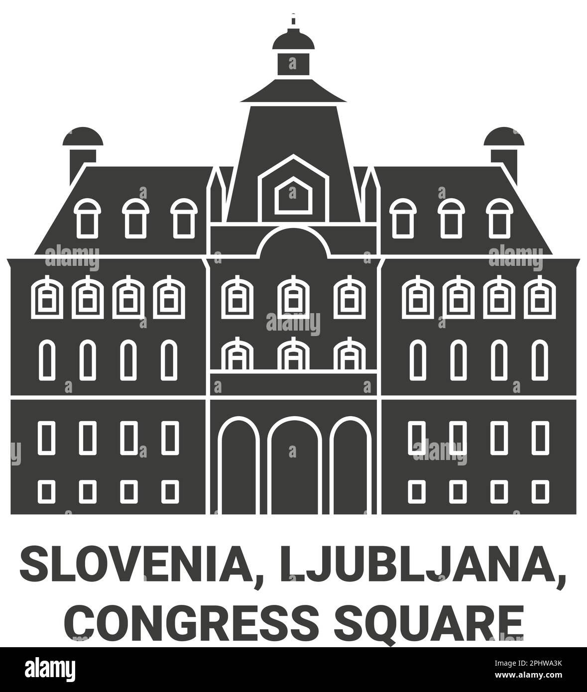 Congress and cultural center Stock Vector Images - Alamy