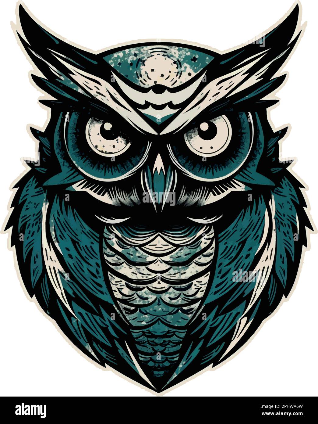 Logo of an Owl Bird Modern Simple Logo Eye Catching Dark Blue Animal ...