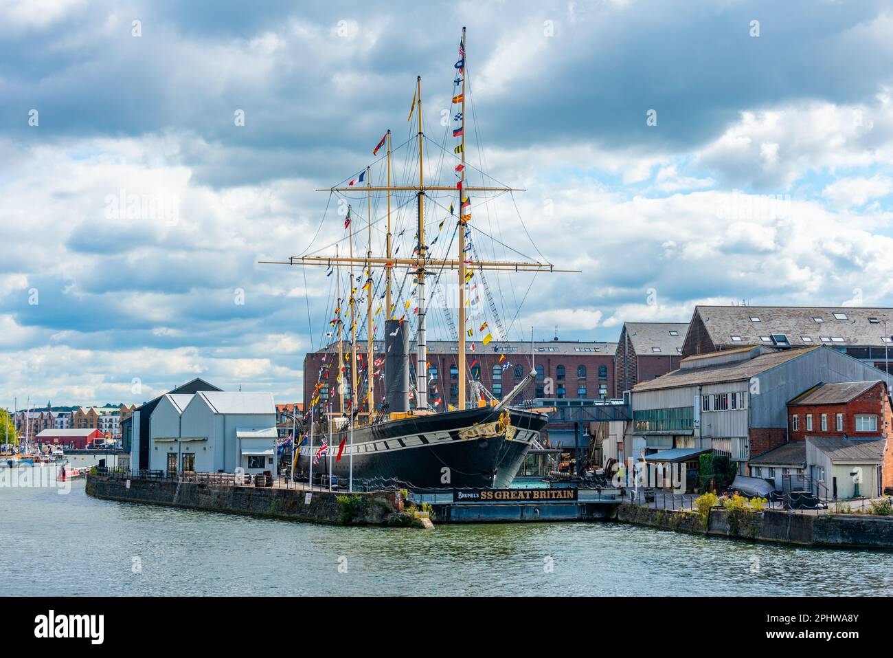 Museum ship SS Great Britain in English town Bristol Stock Photo - Alamy