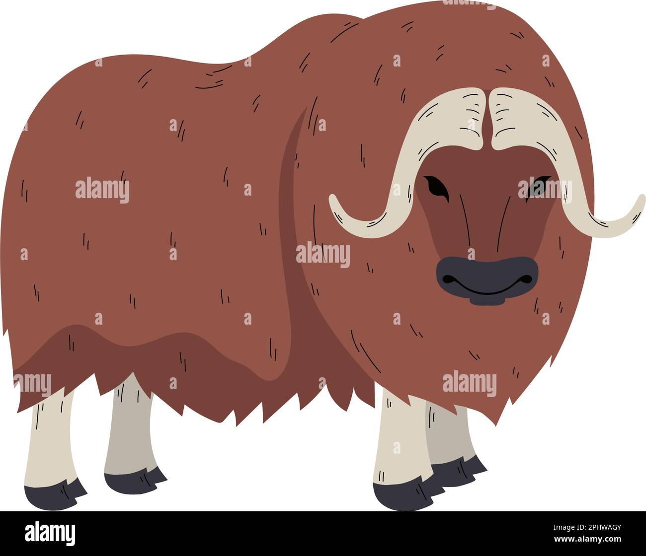 Ox hunt Stock Vector Images - Alamy