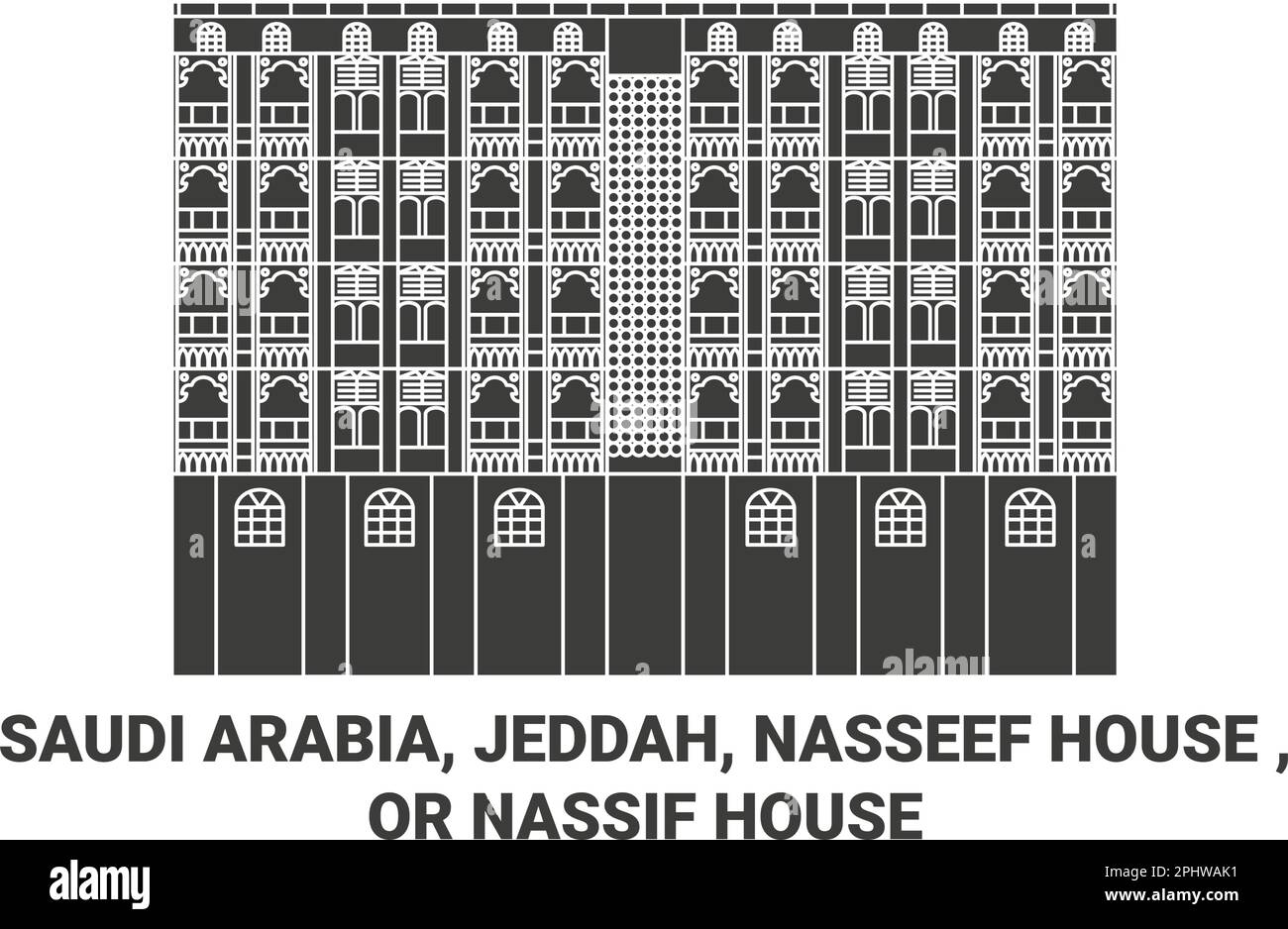 Saudi Arabia, Jeddah, Nasseef House , Or Nassif House travel landmark ...
