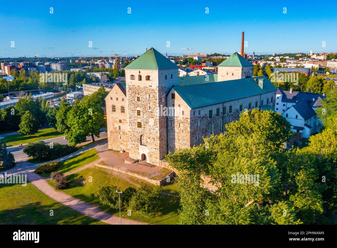 View of Turku castle in Finland Stock Photo - Alamy
