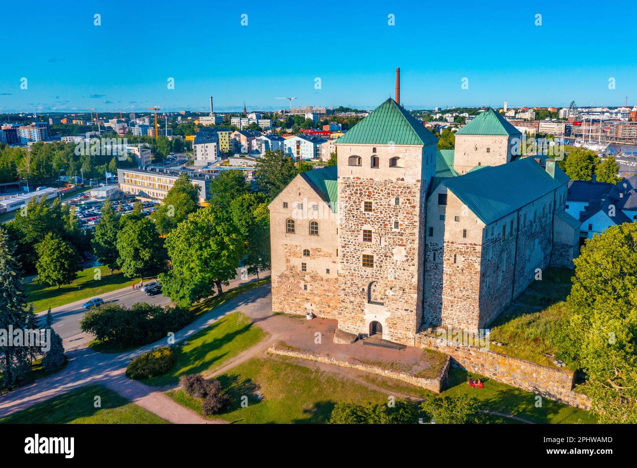 View of Turku castle in Finland Stock Photo - Alamy