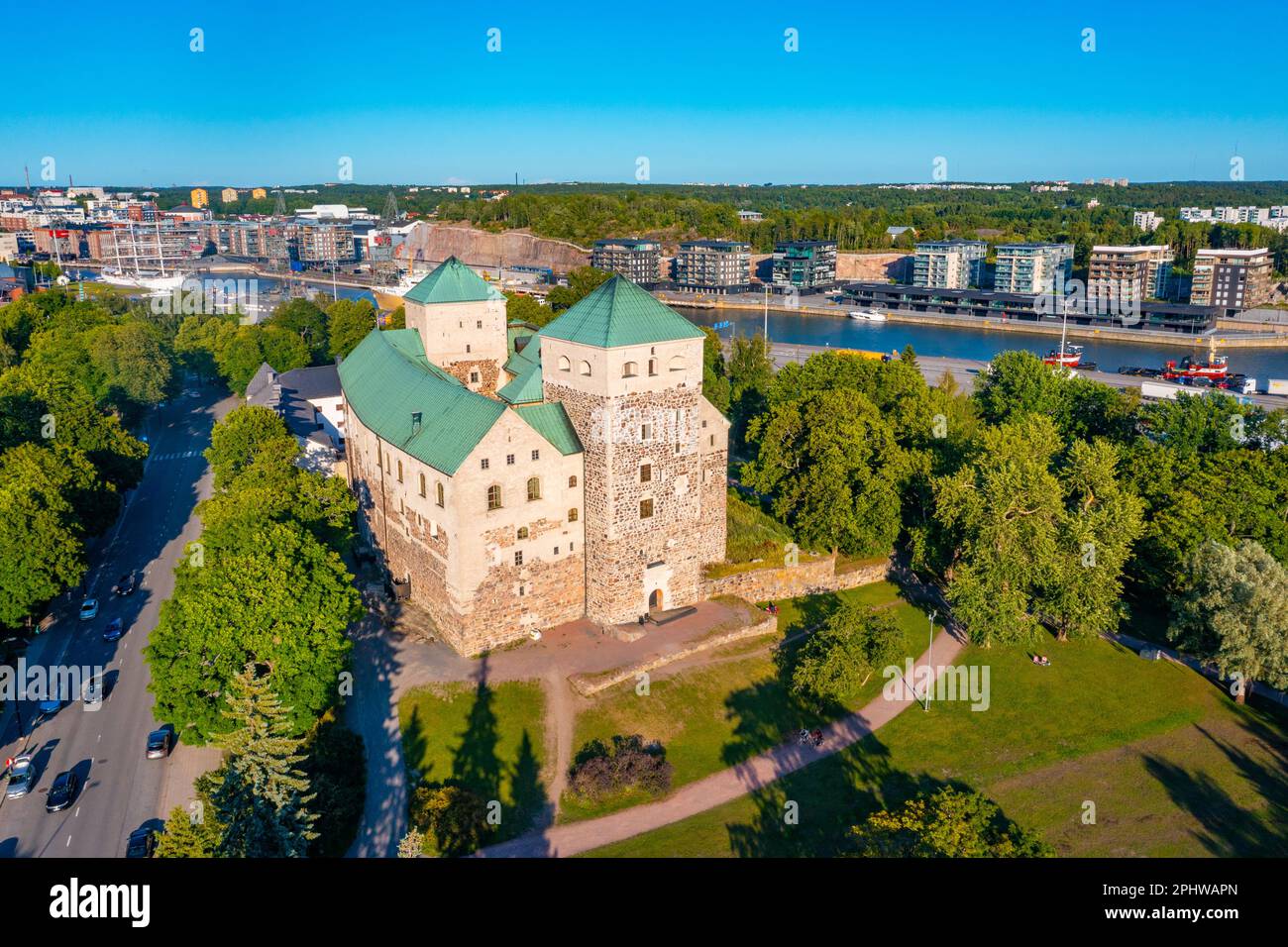 View of Turku castle in Finland Stock Photo - Alamy