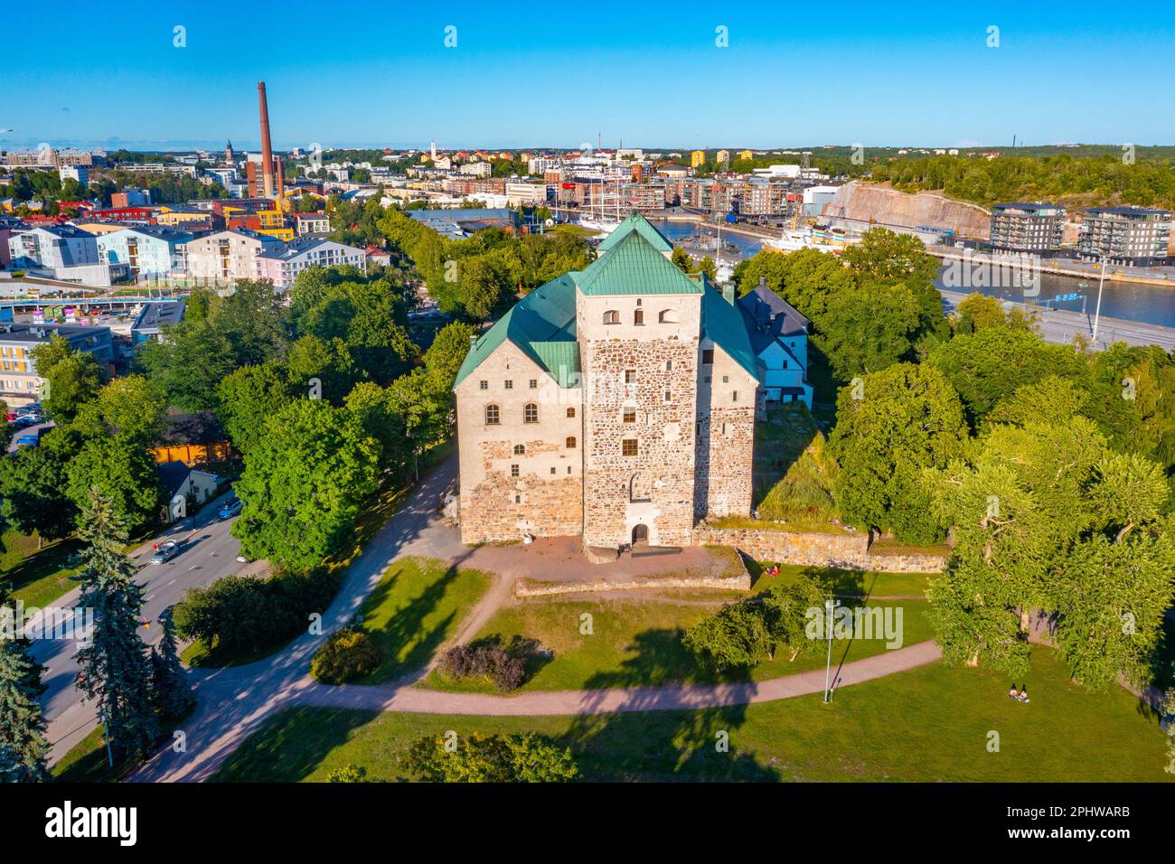 View of Turku castle in Finland Stock Photo - Alamy